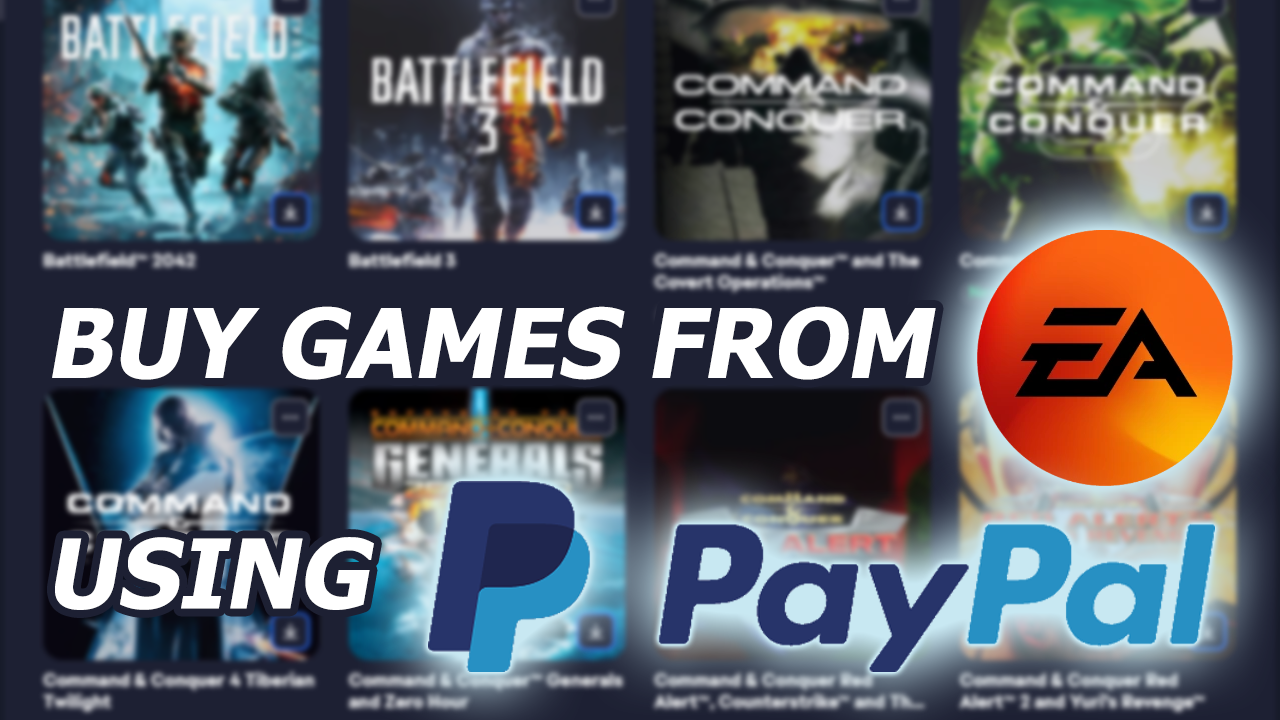 How To Buy Games on EA App Using PayPal | GPCB