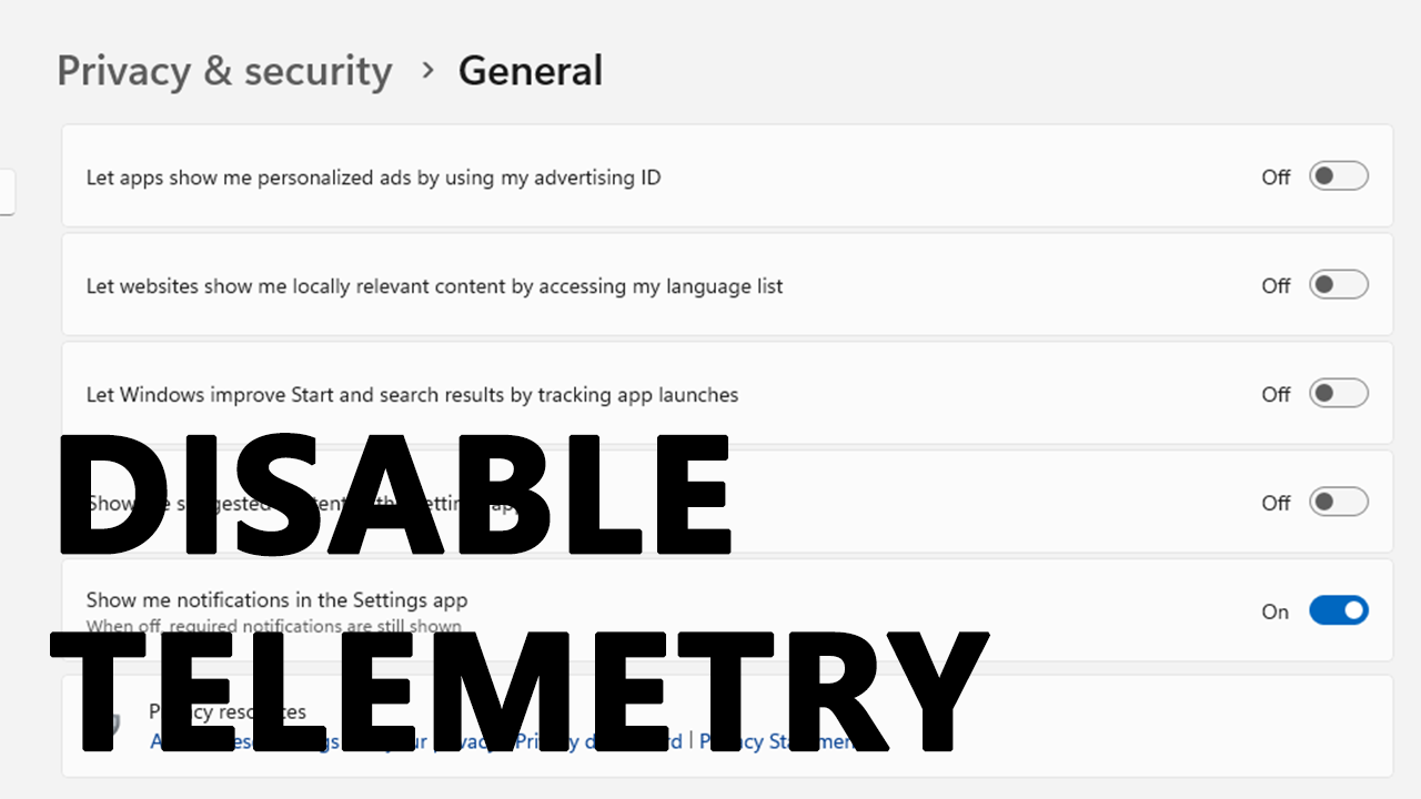 How To Disable Telemetry and Other Data Collection in Windows | GPCB